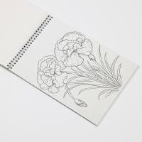 China Offset Printing Stress Relieving Coloring Books Fade Resistant Wire O Bound Book OEM With Tearing Line for sale