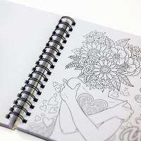 China Non Toxic Coloring Book Printing Full Color Lay Flat Coloring Book for sale
