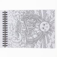 China Non Toxic Coloring Book Printing Full Color Lay Flat Coloring Book for sale