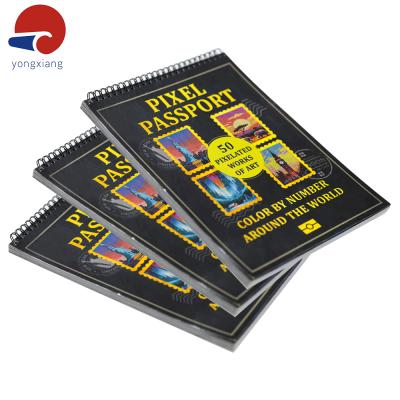 China Non Toxic Coloring Book Printing Fun Number Coloring Books Fade Resistant for sale