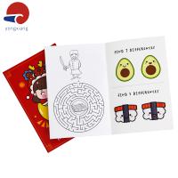 China Saddle Bound Custom Made Coloring Books Eco Friendly Childrens Coloring Book for sale