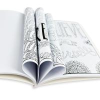 China A4 A5 Flower Coloring Books Eco Friendly Hard Cover Coloring Book for sale
