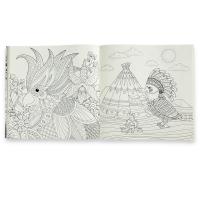 China Custom Size Mandala Colouring Book Thick Page Adult Coloring Book for sale