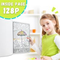 China Detachable Customized Coloring Book Personalized Colorful Coloring Book With Tearing Line for sale