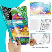 China Thick Paper Coloring Book Printing Customized Paperback Coloring Books for sale
