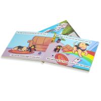 China Eco Friendly Custom Childrens Book Butterfly Binding Board Book Printing 4C for sale