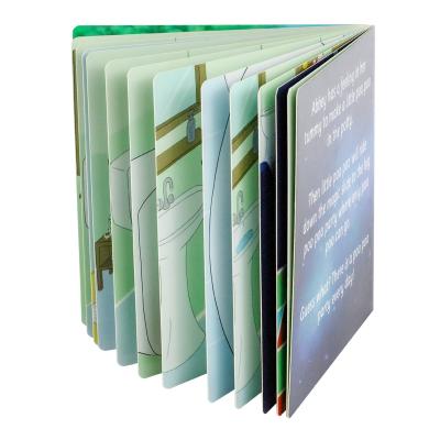China Full Color Children's Board Books 600gsm Custom Paperback Book 20*20CM for sale