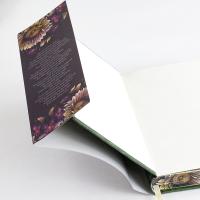 China Round Spine Book Edge Printing Customized Hard Cover Book Printing With Foil Stamping for sale