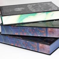 China Magic Novels Hardcover Book Custom Sprayed Edges Cardboard Printing for sale