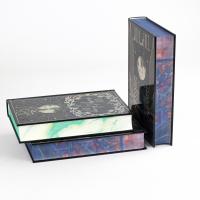 China Custom Hardcover Book Printing Multi-Color Stenciled Sprayed Edges Printing for sale