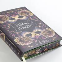 China 216*279MM Publishing Book Printing Sprayed Stenciled Edge Hardback Book Printing Matte for sale