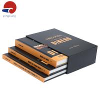 China Multilingual Luxury Book Printing Full Color Offset Printing Books With Drawer Style Box for sale