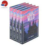 China Portfolio Memoirs Fiction Book Printing Hard Cover Sprayed Edge Novel Book Printing for sale