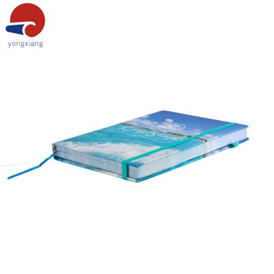 China Offset Custom Planner Printing Eco Friendly Full Color Custom Notebooks With Elastic Strap for sale