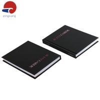 China Lightweight Business Planner Notebook Black Custom Hardcover Notebook for sale