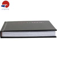 China Lightweight Business Planner Notebook Black Custom Hardcover Notebook for sale