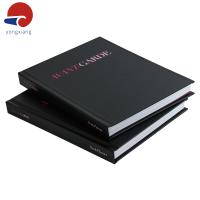 China Lightweight Business Planner Notebook Black Custom Hardcover Notebook for sale