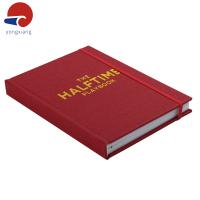 China Hard Cover Stylish Daily Planner Customized Daily Agenda Notebook Red for sale