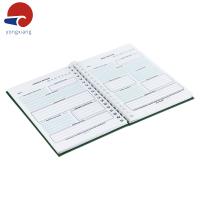 China Matte Lamination Custom Planner Printing 80 Sheets Personalized Prayer Journal Green for sale