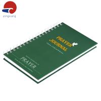China Matte Lamination Custom Planner Printing 80 Sheets Personalized Prayer Journal Green for sale