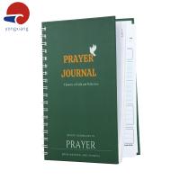China Matte Lamination Custom Planner Printing 80 Sheets Personalized Prayer Journal Green for sale