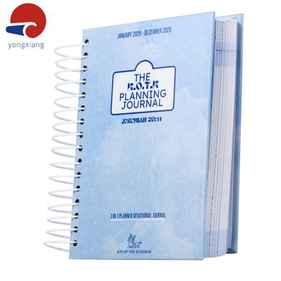 China Multifunctional Custom Planner Printing Eco Friendly Spiral Binding Notebooks Lightweight for sale