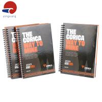 China Spiral Binding Custom Planner Printing Business Hard Cover Planner With Color Printed Logo for sale