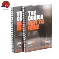 China Embossing / Engraving Custom Planner Printing A5 Spiral Bound Notebook for sale