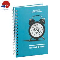 China Offset Paper Weekly Daily Planner A4 Wire Bound Notebooks Customized for sale