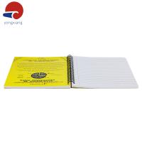 China Yellow Spiral Bound Daily Planner Glossy Covers Business Notebook Planner A5 for sale