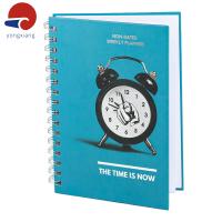 China 106 Sheets Hardcover Daily Planner Matte Lamination / Glossy Lamination Custom Spiral Bound Notebooks for sale