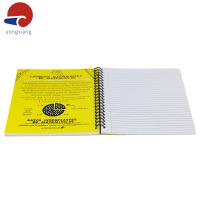 China Glossy Cover Custom Planner Printing Yellow Daily Planner Spiral Bound for sale