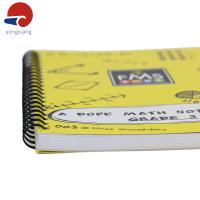 China Glossy Cover Custom Planner Printing Yellow Daily Planner Spiral Bound for sale