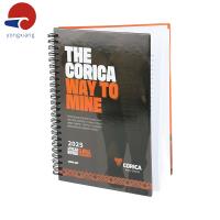 China Custom Logo Printing Organizer Planner of Daily Diary Spiral Hardcover Journal for sale