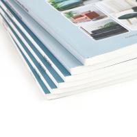 China Art Paper Catalog Magazine Printing UV Coating Perfect Bound Catalog Printing for sale