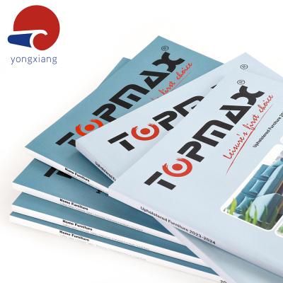 China Perfect Binding Catalog Magazine Printing Glossy Paper / Matte Paper Custom Catalog Printing for sale