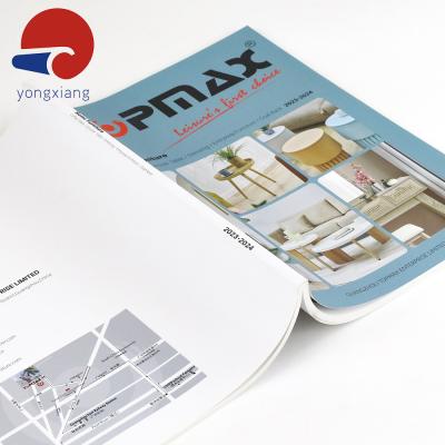 China Matte / Glossy Catalog Magazine Printing Full Color Custom Print Magazine for sale