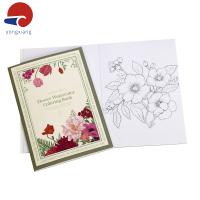 China Soft Cover Coloring Book Printing Offset Printing Painting Coloring Book for sale