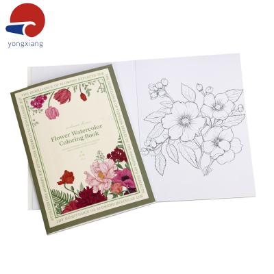 China Soft Cover Coloring Book Printing Offset Printing Painting Coloring Book for sale