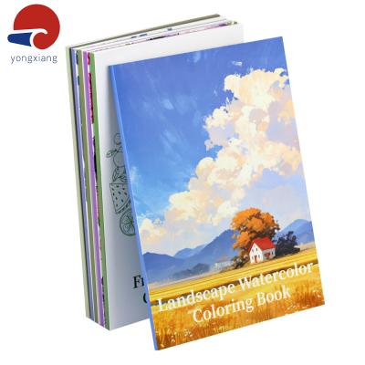 China Film Lamination Coloring Book Printing OEM Adults Coloring Books for sale