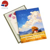 China 18 Sheets Glue Binding Book Customized Childrens Coloring Books for sale