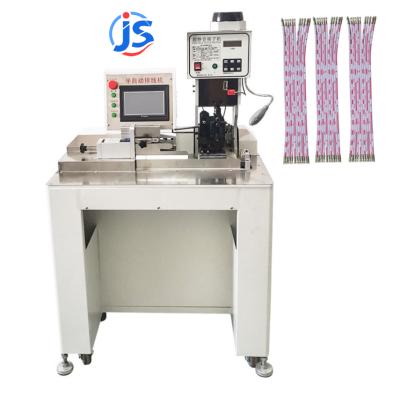 China Flat Cable Semi Automatic Crimping Machine Stepper Motor Wire Terminal Crimper for sale