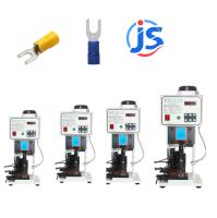 China Pneumatic Crimping Machine with 2Ton Crimp Pressure 3000-4000 Terminals/Hour and Compact Size 220x260x640mm for sale
