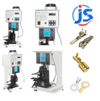 China Junsheng 2Ton Crimp Pressure Terminal Crimping Machine with 3000-4000 Terminals/Hour and Compact Size 220x260x640mm for sale