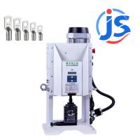 China 8Ton Crimp Pressure Semi Automatic Crimping Machine with Compact Design 300x380x820mm for Manual Operation for sale