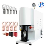 China 30Ton Crimp Pressure Semi Automatic Crimping Machine with Touch Screen Interface for 10mm2-120mm2 Cable Size for sale