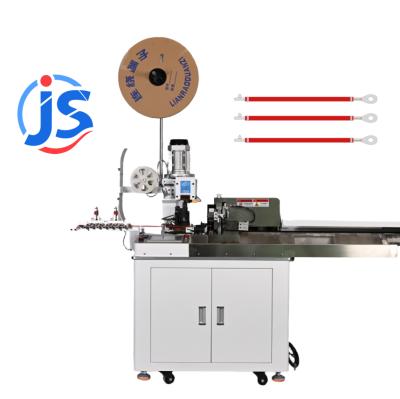 China Fully Automatic Wire Harness Tinning Spade / Fork Terminal Crimping Machine and High-Definition Screen for sale