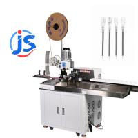 China Fully Automatic Wire Harness Tinning Spade / Fork Terminal Crimping Machine and High-Definition Screen for sale