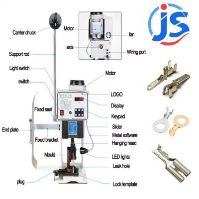 China Manual Crimping Machine with 1.5-ton Crimp Pressure, Compact Size 200x240x500mm, and 3000-4000 Terminals/Hour for sale