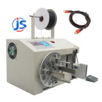 China PLC Touch Screen Control Cable Taping Machine with Stepping Motor and Adjustable Speed for Automatic Cable Winding and Taping for sale